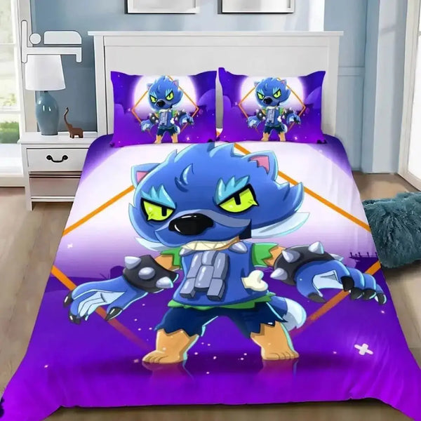 Brawl Stars Quilt Cover - Ultra-Soft & Vibrant - Zirconic - Zirconic