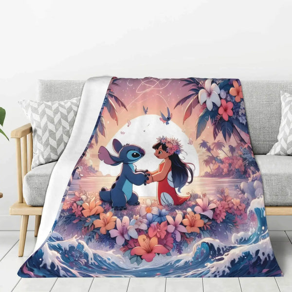 Lilo & Stitch Throw Blanket - Zirconic - Zirconic