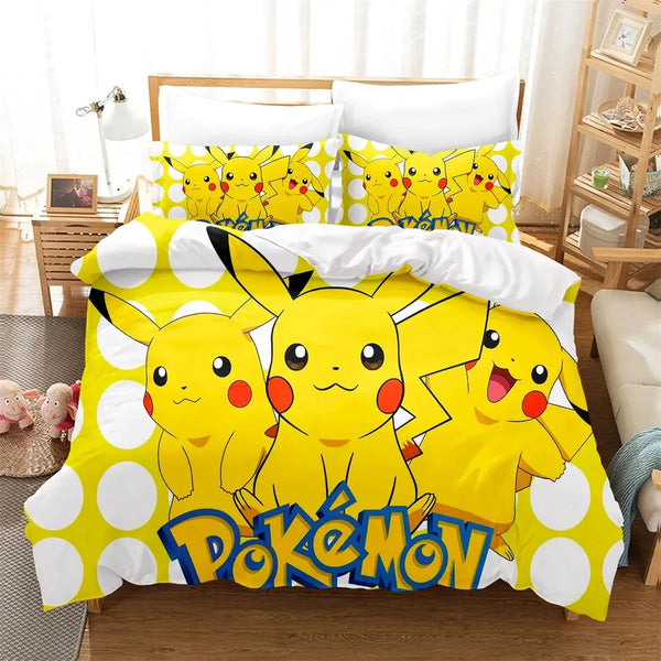 Pikachu Duvet Cover - Enchant Your Bedroom - Zirconic