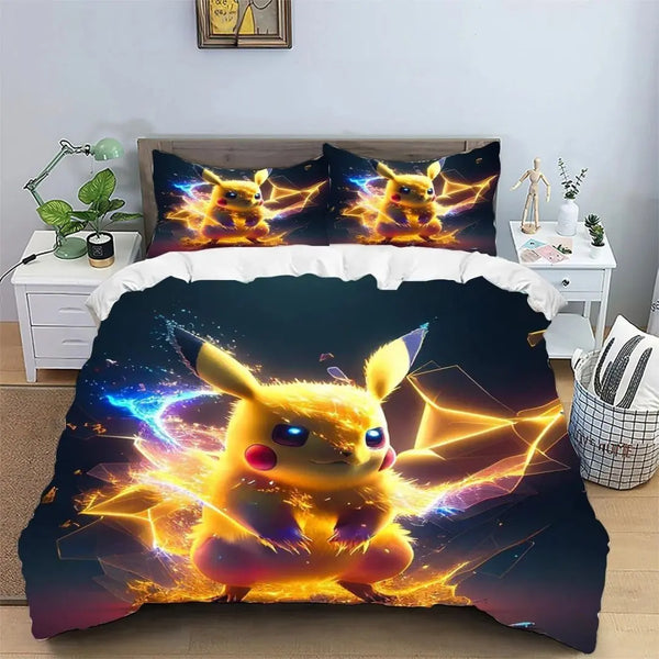 Pokemon Kawaii Pikachu Doona Cover - Zirconic - Zirconic
