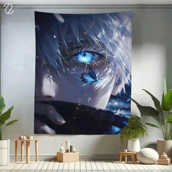 Satoru Gojo Wall Hanging Tapestry – Wall Tapestry for Outdoor Use ...