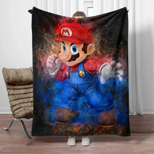 Super Mario Throw Blanket - Zirconic - Zirconic